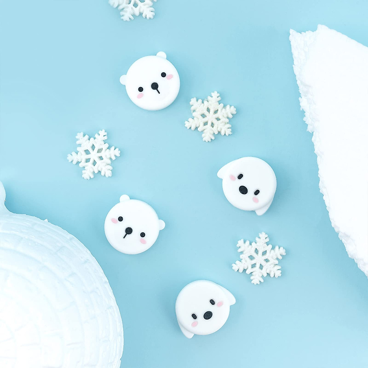 GeekShare Cute Animal Theme Playstation 4 Controller Thumb Grips, Thumbsticks Cover Set Compatible with Switch Pro Controller and PS4 PS5 Controller, 4 Pcs - Dog and Bear