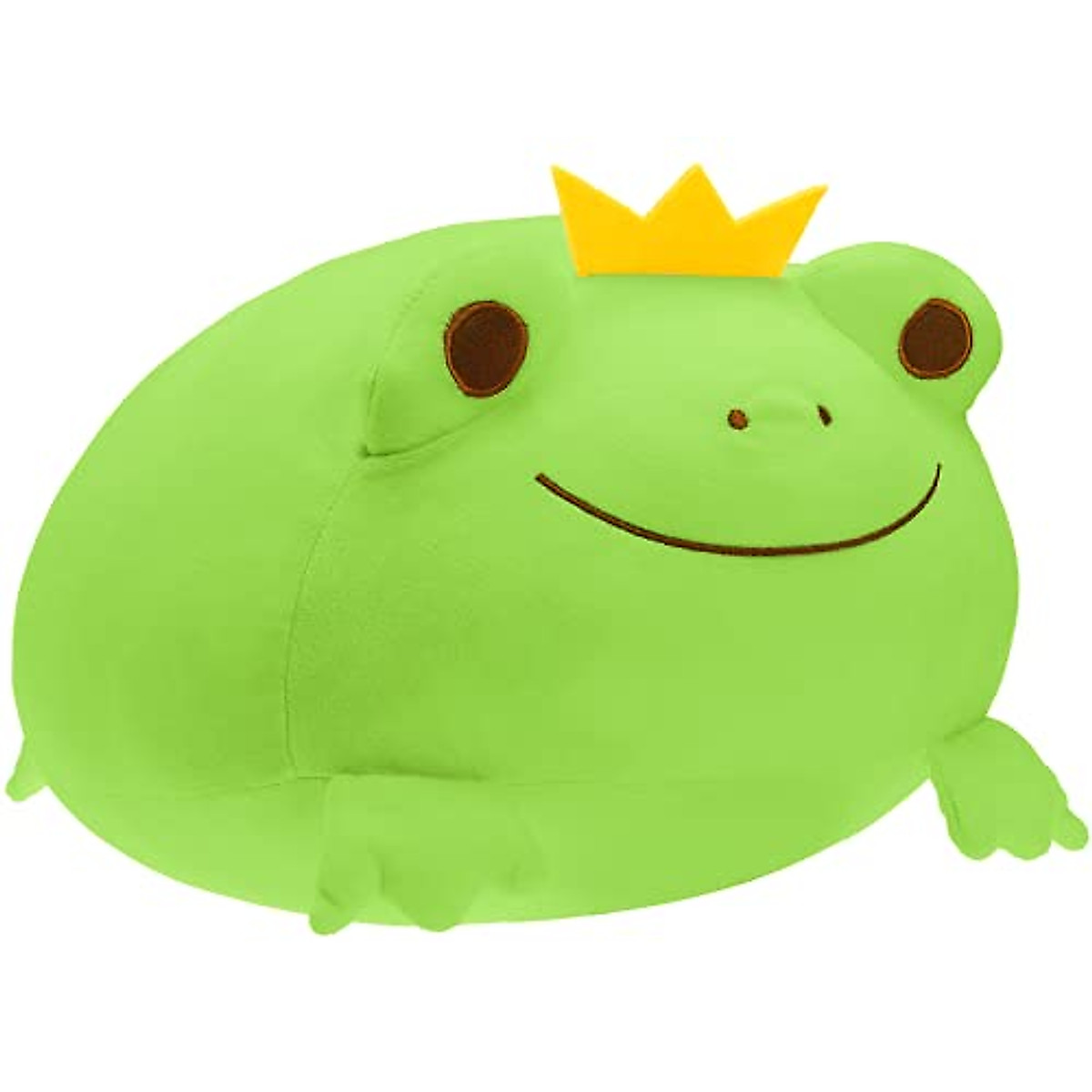 ROCHEMON Cute Frog Plush Stuffed Animal,Soft Frog Plushie Hugging Pillow, Frog Plushie Toy Gift for Kids Toddlers Grils Boys Children Green Frog 14 inch