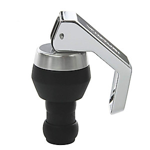 Vinturi Reusable Air Tight Silicone Wine Stopper, Silver