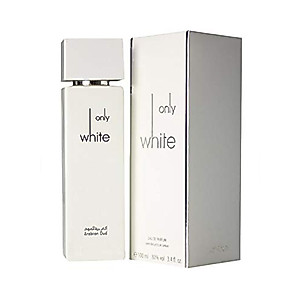 Only White for Men and Women (Unisex) - 100 ml |Fragrance Features Middle Note of a Layer of Musk and Coconut and Base Notes of Cardamom and Sandalwood| Everyday Wear |Luxurious Scent| by Arabian Oud