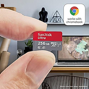 SanDisk 256GB Ultra microSD UHS-I Card for Chromebooks - Certified Works with Chromebooks - SDSQUA4-256G-GN6FA