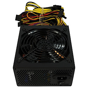 MiningCave Mining Power Supply 1600W Direct 6 PIN to Riser for 6 GPU