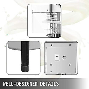 VEVOR 110V Frozen Yogurt Blending Machine 750W, Yogurt Milkshake Ice Cream Mixing Machine 304 Stainless Steel Construction, Professional Commercial Kitchen Equipment