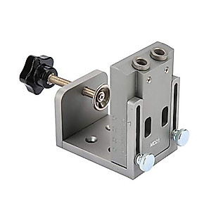 Pocket Hole Jig - Mini Style Pocket Hole Jig Kit for Wood Working Step Drill Bit Set