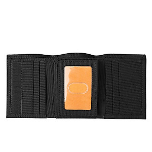 Timberland PRO Men's Cordura Nylon RFID Trifold Wallet with ID Window