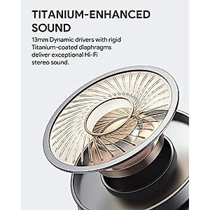 Aipower T18NC Active Noise Cancelling True Wireless Earbuds Bluetooth 5.0, in-Ear Headphones with Charging Case and Touch Control, 24H Playtime, Hi-Fi Sound Quality