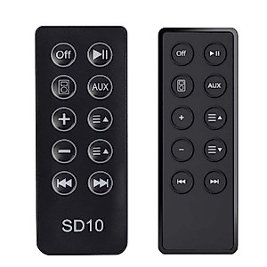 New Replaced Remote Control Compatible with Bose SoundDock 10 AM316536 AM314136 Sounddock Series 2 3 II III Bluetooth Digital Music System Controller with Battery