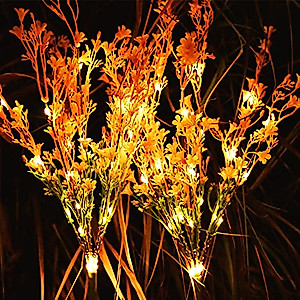 BeHiller Flowers Solar Stake Lights Outdoor,Gifts for mom,Grandma Gifts,Flowers Lamp Gifts for Yard Decorations,Garden Solar Pathway Lights for Patio,Backyard,Xmas Tree Decor-2Pack