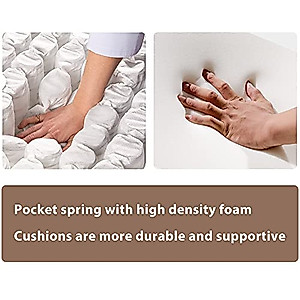 ERYE L-Shaped 3-Seaters Corner Sectional Sofa with Pull Out Sleeper Couch Bed and Reversible Storage Chaise for Home Office Apartment Living Room Furniture Sets Sofabed, Warm Grey