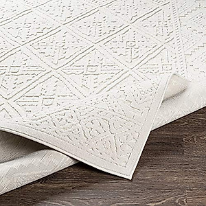 Artistic Weavers Jonah Outdoor Bohemian Area Rug, 5'3" x 7'3", Cream