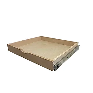 CabinetRTA DIY Slide Out Cabinet Shelf Pull-Out Wood Drawer Storage (W)24 x (D)21, Soft-Close Slide