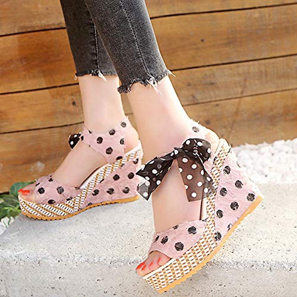 Masbird Sandals for Women Flat Women's Sexy Crystal Gladiator Sandals Platform Summer Casual Beach Slippers Shoes