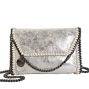 Beatfull Designer Chain Shoulder Purse for Women Soft Leather Quilted Clucth Fashion Message Crossbody bag