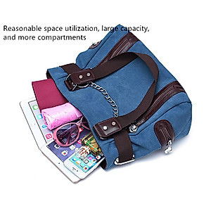 High Grade Nylon Fabrics Multi-Pocket Crossbody Purse Bags for Women Travel Shoulder Bag casual Mummy bag (Purple)