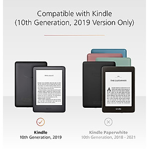 Made For Amazon Case, in Raspberry, with Screen Protector for Kindle 10th Generation - 2019 release