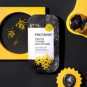 FREEMAN Facial Mask Variety Set: Clay, Peel-Off, Gel, & Mud Masks, Clearing, Hydrating, Detoxifying & Rejuvenating Skincare Essentials, Travel Facial Mask Kit, 12 Count