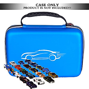 BTOPCASE Hard EVA Protective Carrying Storage Case For HOT WHEELS 20-Car Pack,HOT WHEELS 24-Car Pack, Matchbox Cars Case