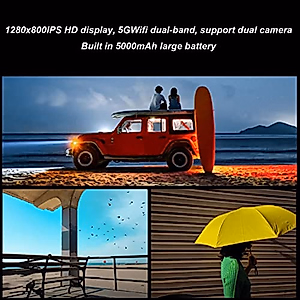 Childrens Tablet, 2GB 32GB 5GWIFI Dual Band Kids Tablet Dual Speakers 100240V for Boys Girls (US Plug)