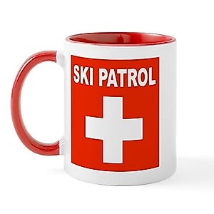 CafePress Ski Patrol Mug Ceramic Coffee Mug, Tea Cup 11 oz
