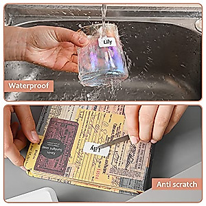 XINLE Label Maker Machine, Label Maker Bluetooth, D110 Mini Label Maker Machine with Tape, Inkless Waterproof Rechargeable Label Machine for Office, Storage, Home, Shipping, Mailing (White)