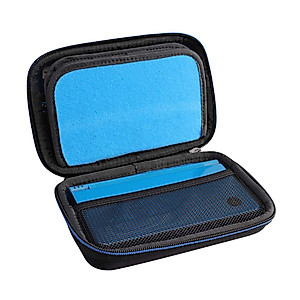 YOUNGFIT Soyan Carrying Case for Nintendo 2DS XL and New 3DS XL, 16 Game Card Holders, with Carry Handle (Blue)