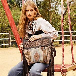 Myra Bag Mercury Hand-Tooled Bag S-3386