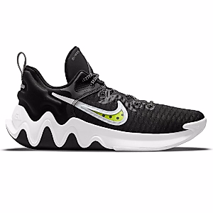 Nike Giannis Immortality Mens Basketball Trainers CZ4099 Sneakers Shoes (UK 8 US 9 EU 42.5, Black White Wolf Grey 010)