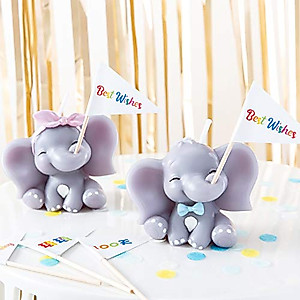 Cute Baby Elephant for Birthday Party Baby Shower and Wedding Favor (Baby Girl)