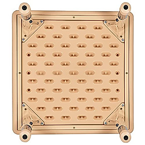 Flash Furniture 24" Square Natural Plastic Height Adjustable Activity Table