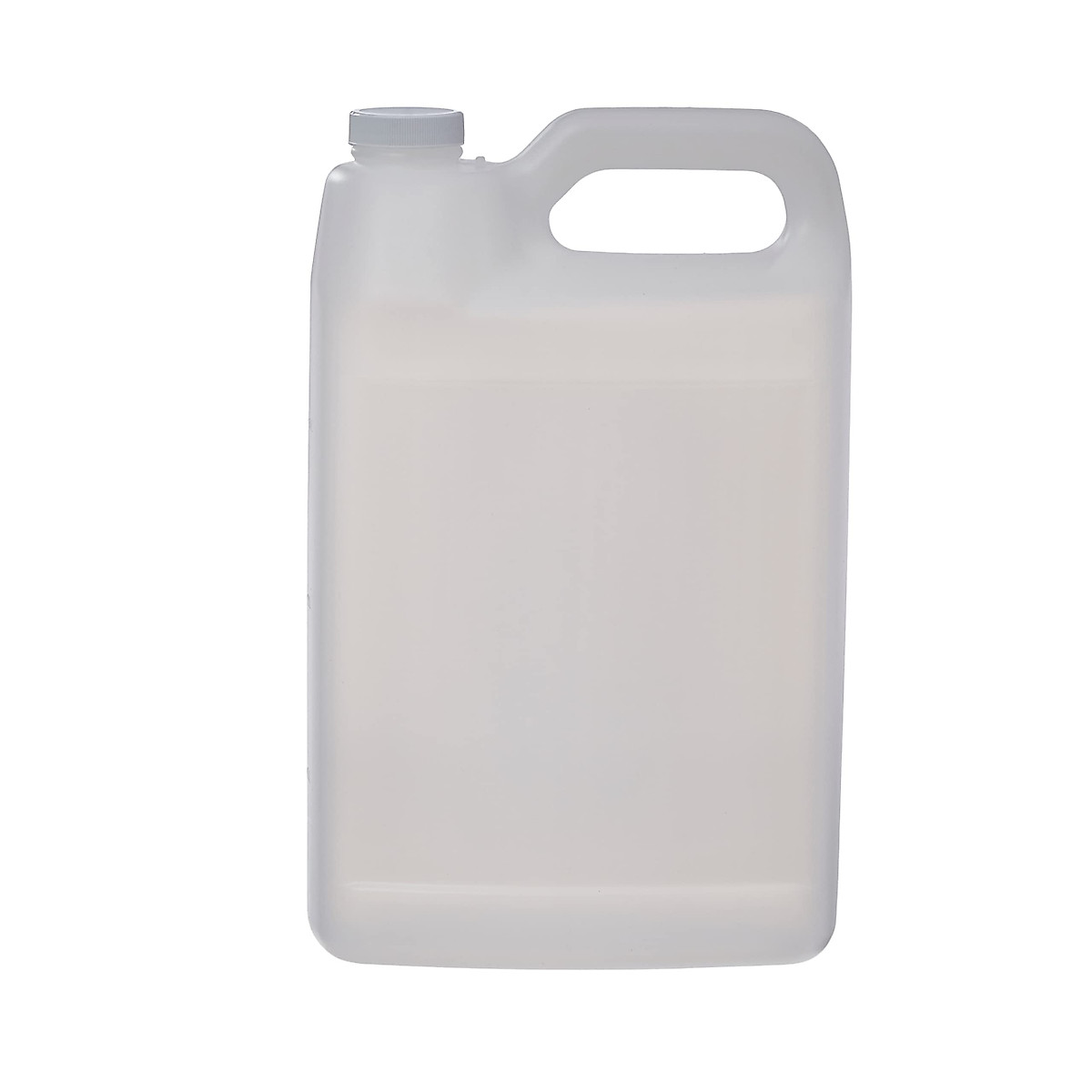 Hudson Exchange 1 Gallon F-Style Plastic Jug with Cap, HDPE, Natural, 6 Pack