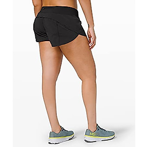 Lululemon Run Speed Up Short (Black, 6)