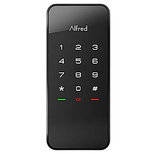Alfred Touchscreen Keypad Pin + Bluetooth + Z-Wave (DB1-C-BL) Smart Door Lock
