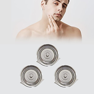 Set of 3 Replacement Heads for Replacing Philips Norelco HQ6 Quadra Action Shavers
