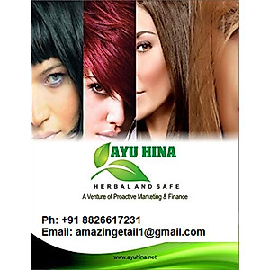 Ayu Hina Henna, Dark Brown, 25 g (Pack of 5)