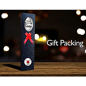 Seyal® Good Morning Sister Spoon Gift - Sister Gift - Sister gifts - Sisters day gift - Gift for sisters - Sister Gifts from sister - sisters gift - sister gift from brother