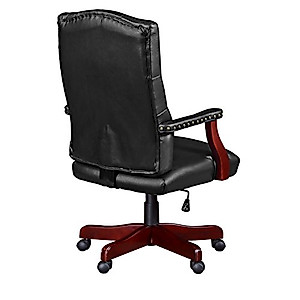 Regency Ivy League Swivel Chair, Black