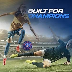 Western Star Game and Match USA Mexico Soccer Ball - Size 4 and Size 5 - Thick 4-Ply Shell - Performance - Ideal for Youth Training and Games for Kids 8-12 Teens 13-16