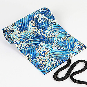 AkoMatial 12 Grids/24 Grids/36 Grids/48 Grids/72 Grids Large Capacity Pencil Holder Storage Bag Stationery Tools 48