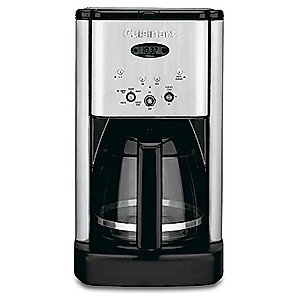 Cuisinart DCC-1200FR Brew Central 12-Cup Coffeemaker, Brushed Stainless Steel (Renewed)