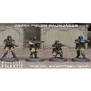 Death Fields - Raumjäger Infantry (24 Figures) Multi-Part Hard Plastic (HIGH Impact POLYSTYRENE) 28MM Figures…