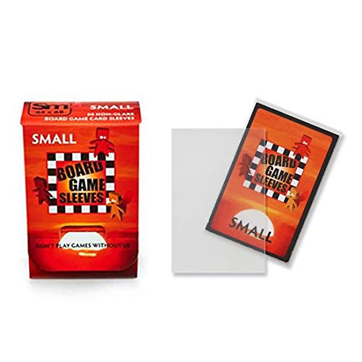 10 Packs Arcane Tinmen Non-Glare Board Game Sleeves 50 ct Small Size Card Sleeves Display Case