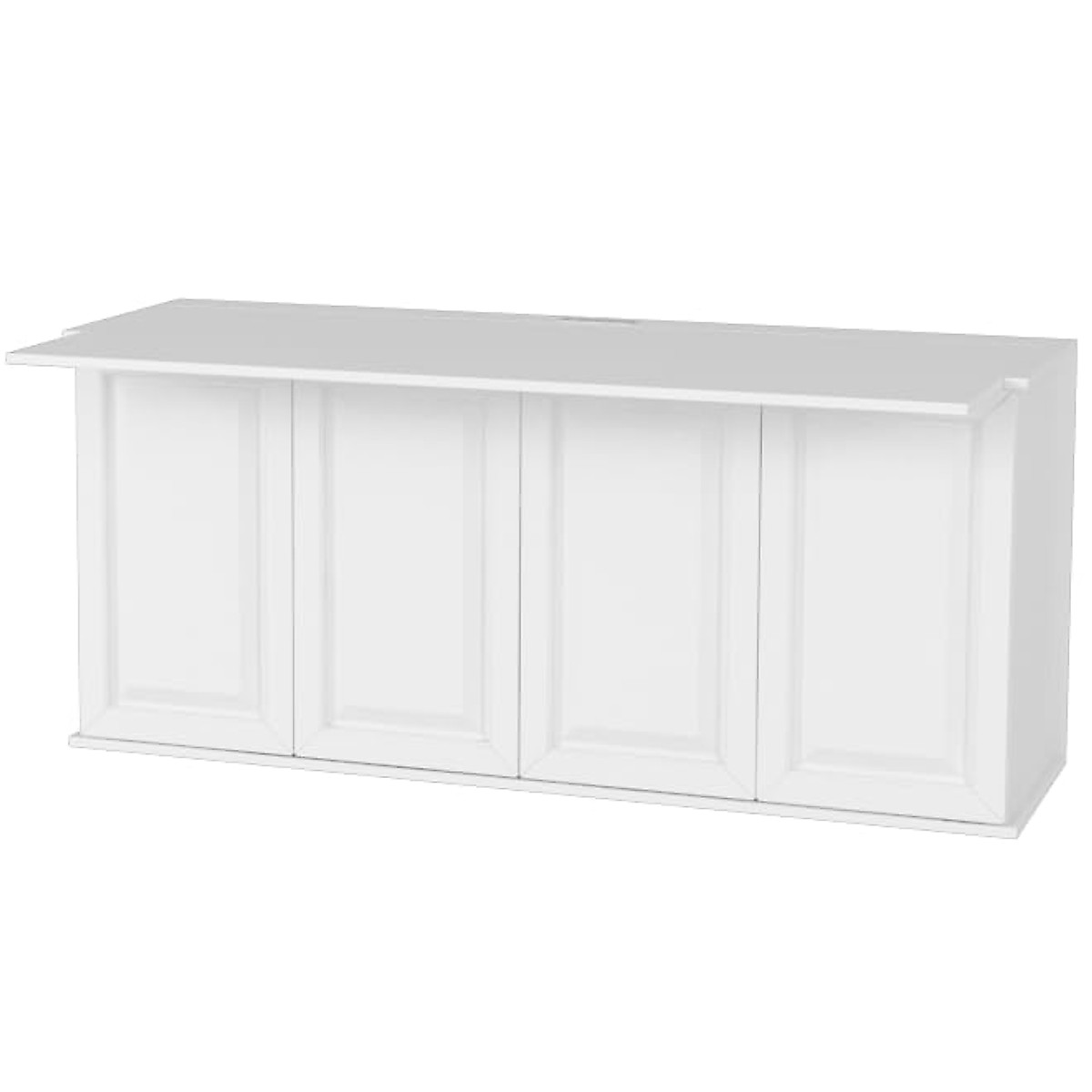 Orion Console Bed with Desk | Murphy Cabinet Bed Queen with Mattress Perfect for Home Office Guest Bed | Multipurpose Space-Saving Furniture (White)