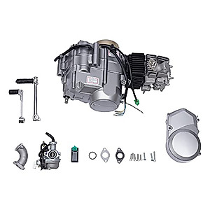TFCFL 125cc Engine 4 Stroke Motor Single cylinder with Air-Cooled Motor Engine Pit Dirt Bike For Honda CRF50 CRF70 XR50 XR70 Dirt Pit Bike Motorcycle Spark Plug A7TC (125cc Engine 4 Stroke)