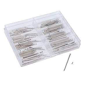 Watch Link Remover Kit, Pressure Bars Pins, Watch Rivet Ends Watch Bars Watch Band Clasp Bars Tube Friction Pin, Rivet Ends Repairing Accessory for Watch Repair and Watch Band Removal