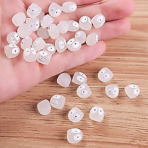 100Pcs Glow in The Dark Little Briquettes Elves Garden Miniatures Accessories Luminous Forest Elves Resin Fairy Garden Micro Landscape Doll Accessories for Gnomes Garden Outdoor Patio Lawn Yard Decor