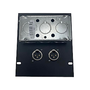 ProCraft Pro Audio Recessed Pocket Floor Box.1 AC Duplex 2 Channel Any Config