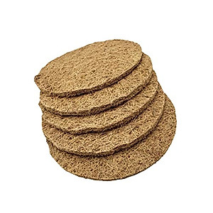 balacoo Bird Nest Mat Breeding Egg Pad Breathable Coconut Fiber Nesting Mat for Racing Pigeon Bird Breeding Supplies 15pcs