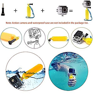 VVHOOY Action Camera Accessories Kit Chest Mount Suction Cup Selfie Stick Head Strap Floating Handle Compatible with Dragon Touch, GoPro HERO11 HERO9 HERO10 HERO8, AKASO EK7000 Brave 4 Brave 7 LE