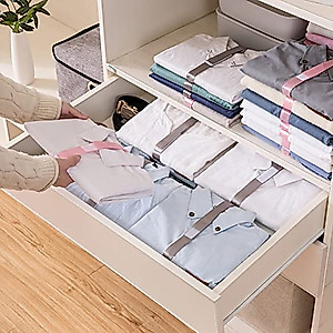 WJCCY 5pcs Clothes Folding Board Clothes Folder Closet Organizer Clothing Easy Folder Board Laundry Multifuncitonal Home Storage (Color : Gray)
