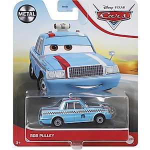 Disney Cars Toys Bob Pulley, Miniature, Collectible Racecar Automobile Toys Based on Cars Movies, for Kids Age 3 and Older, Multicolor